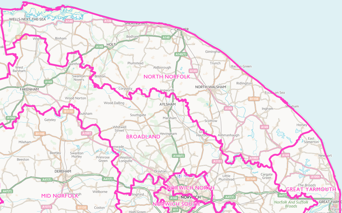 2017 UK General Election Forecast for Constituency of North Norfolk